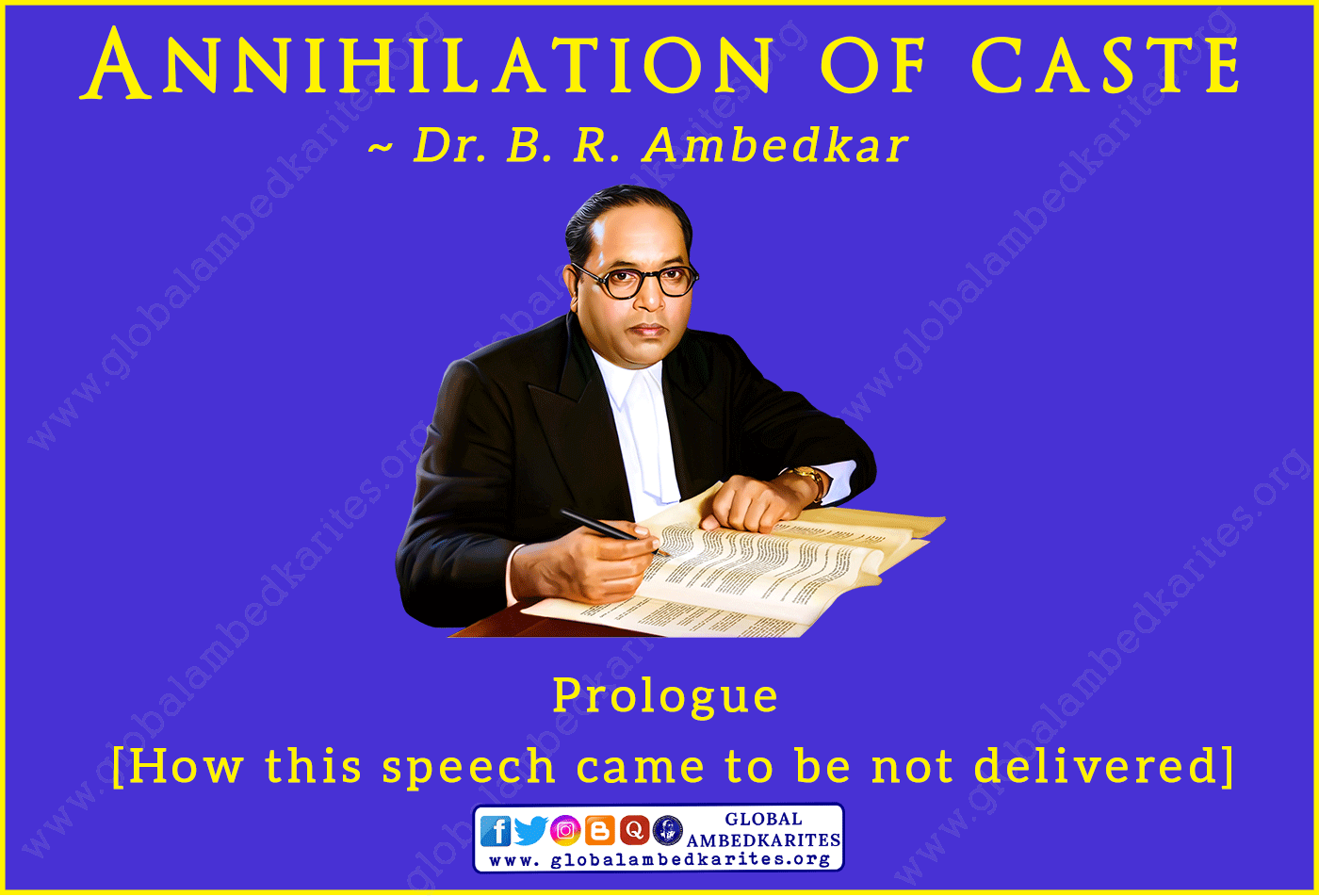 Prologue [How this speech came to be composed—and not delivered ...